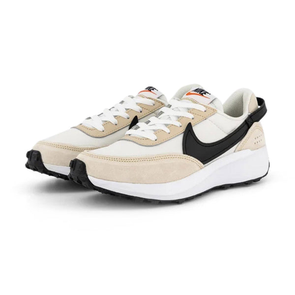Shop Nike Waffle Debut Sanddrift Black Women's Shoes